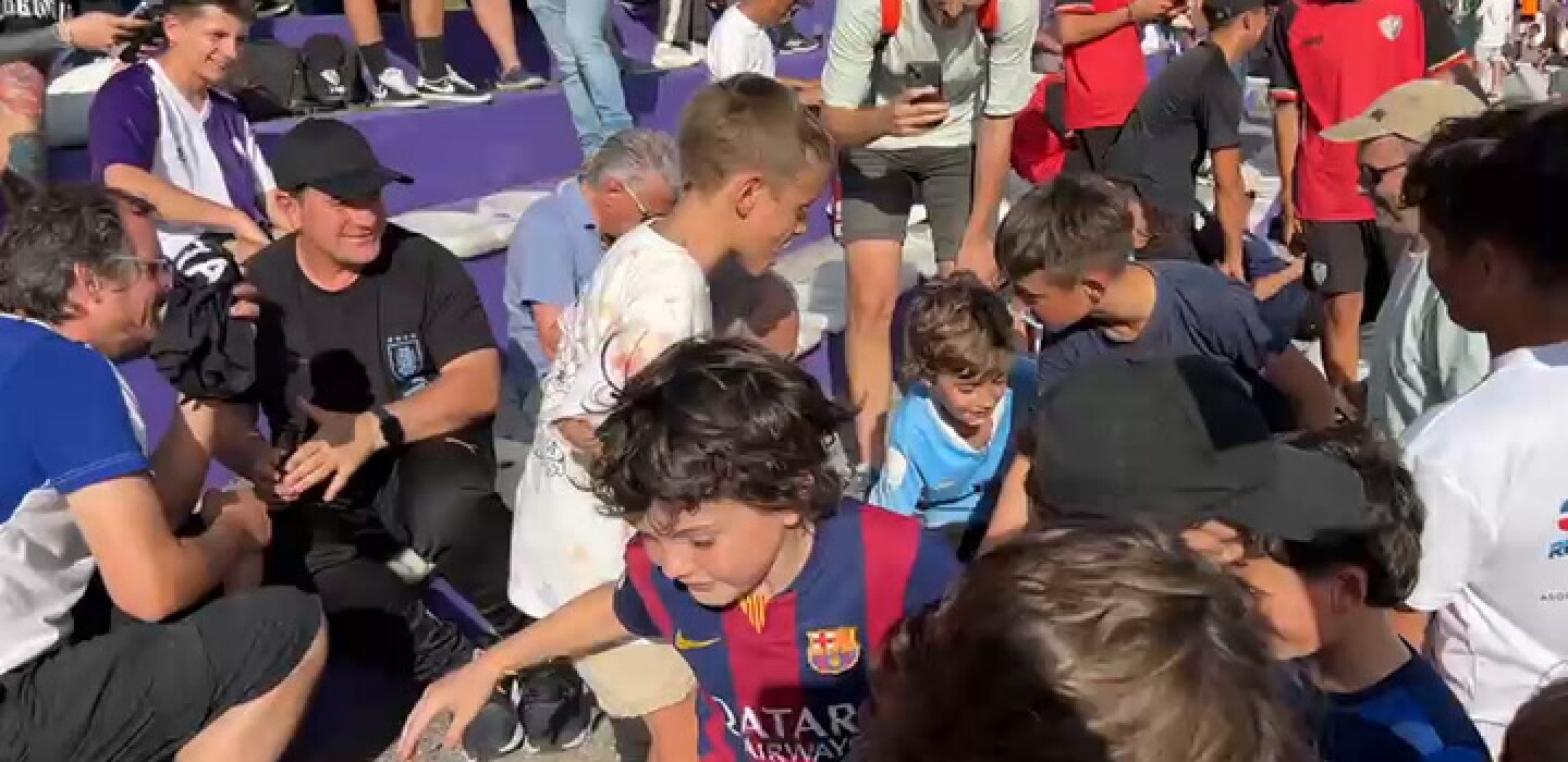 Marcelo Bielsa en el Parque Capurro - EL PAÍS Uruguay